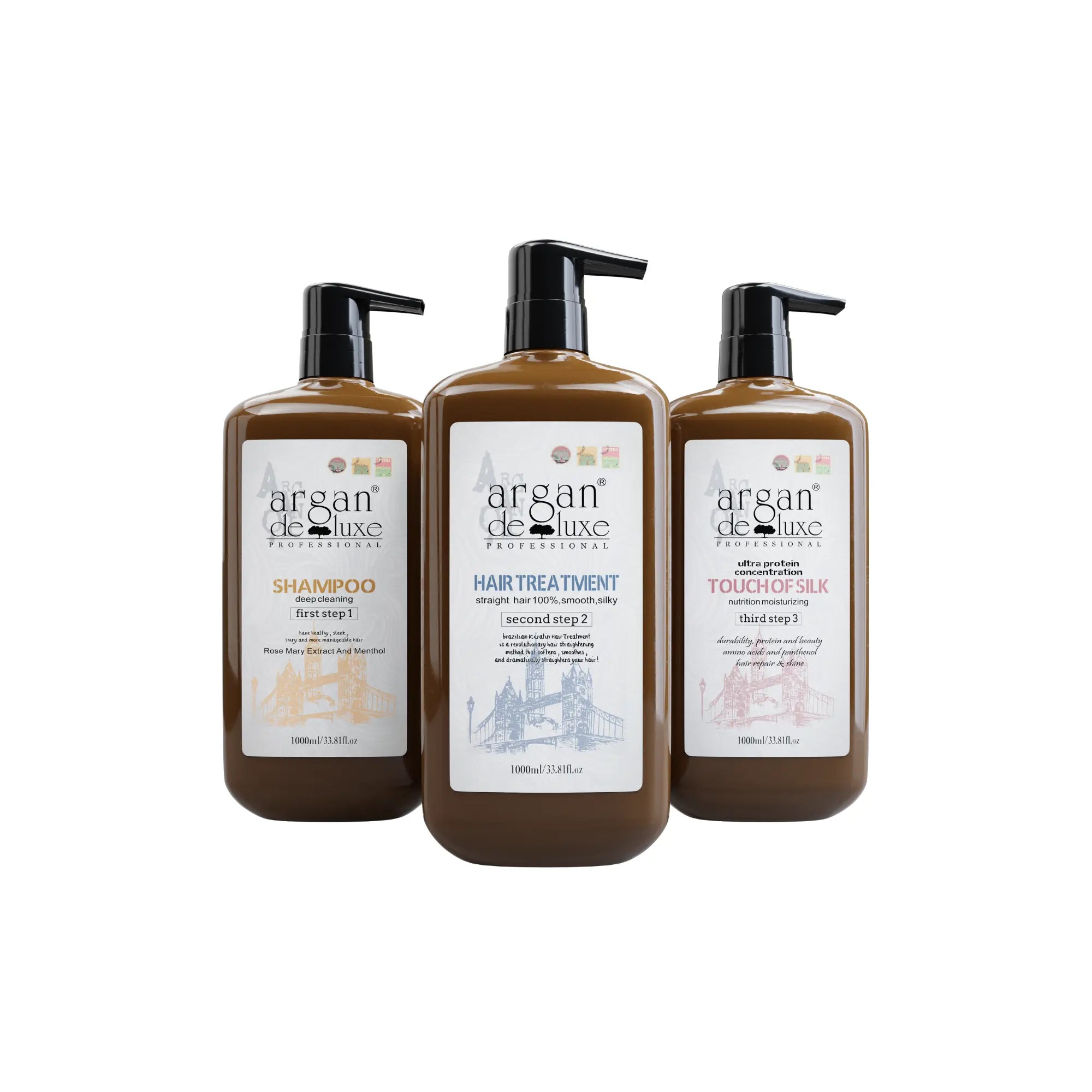 Argan Deluxe Straightening & Smoothing Hair Treatment 3-in-1 – Kenaan ...